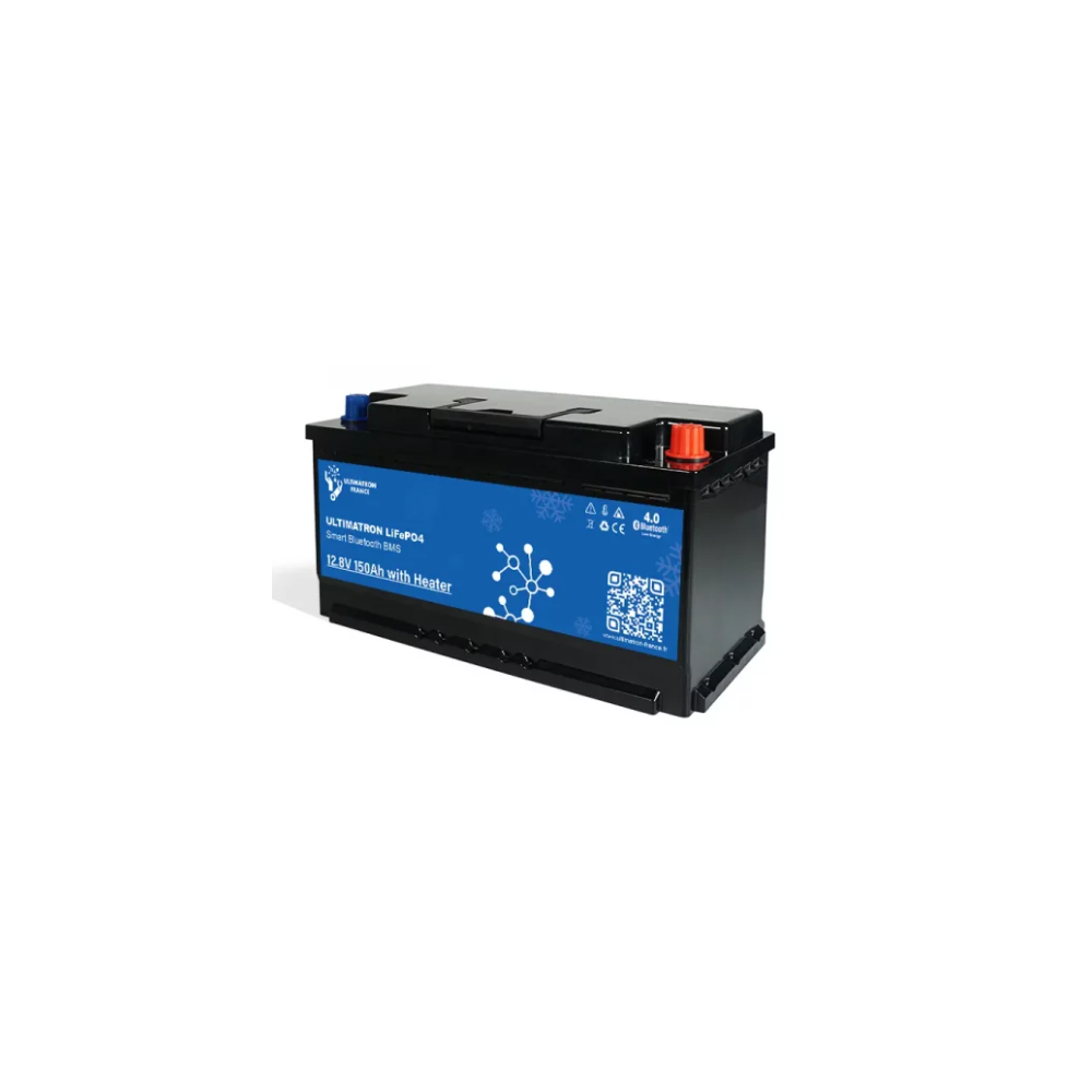 Ultimatron Batterie Lithium Sous Siège de 12.8V 150Ah LiFePO4 Smart BMS ...